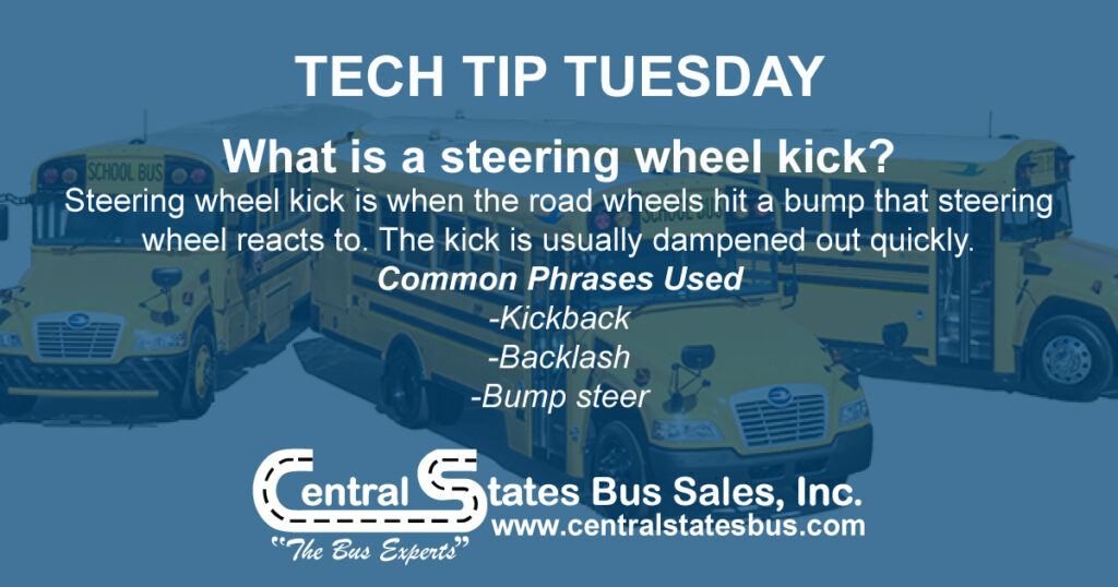 What is a Steering Wheel Kick? - Central States Bus